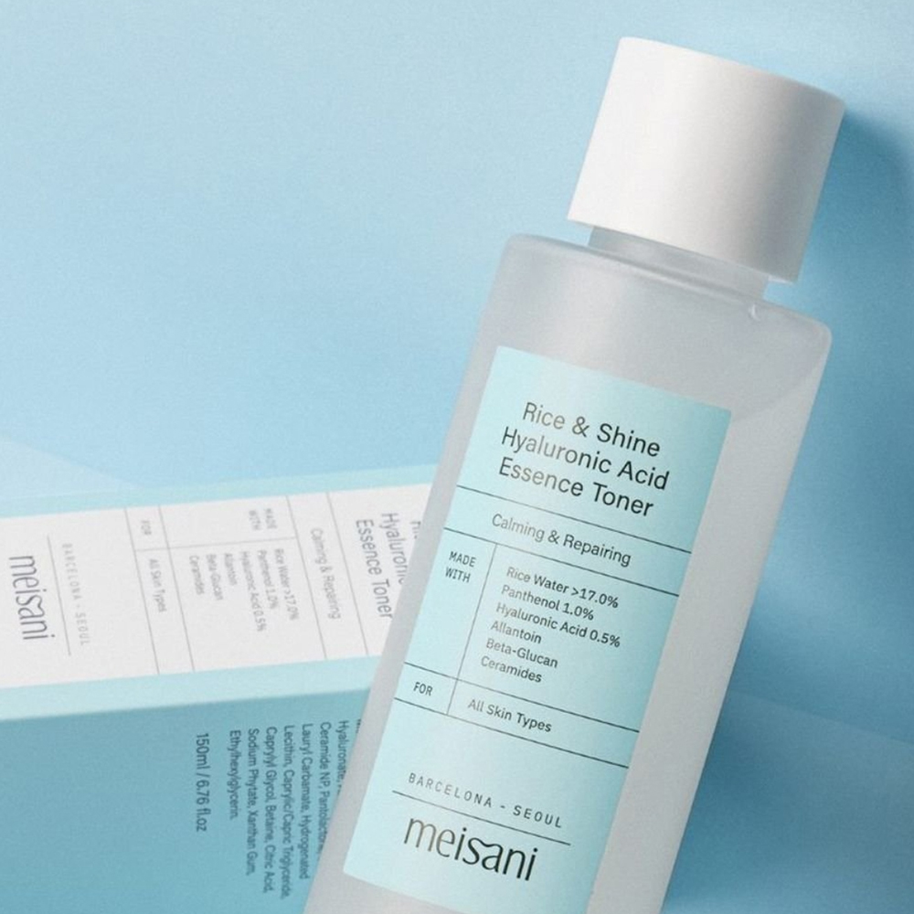 Meisani Rice & Shine Hyaluronic Acid Toner Essence - moonbear Cosmetics