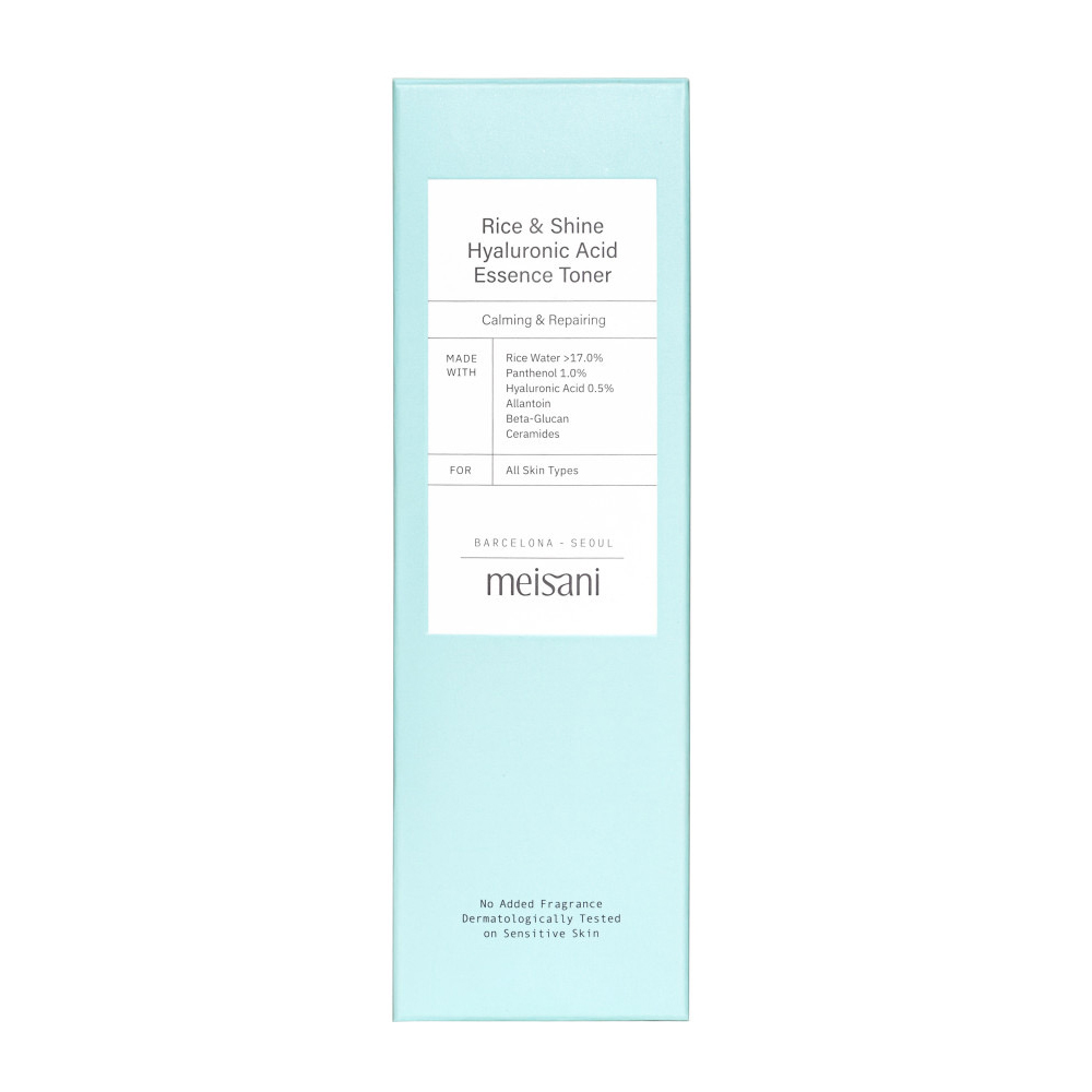 Meisani Rice & Shine Hyaluronic Acid Toner Essence - moonbear Cosmetics
